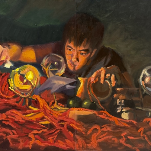 Partial - Self Portrait